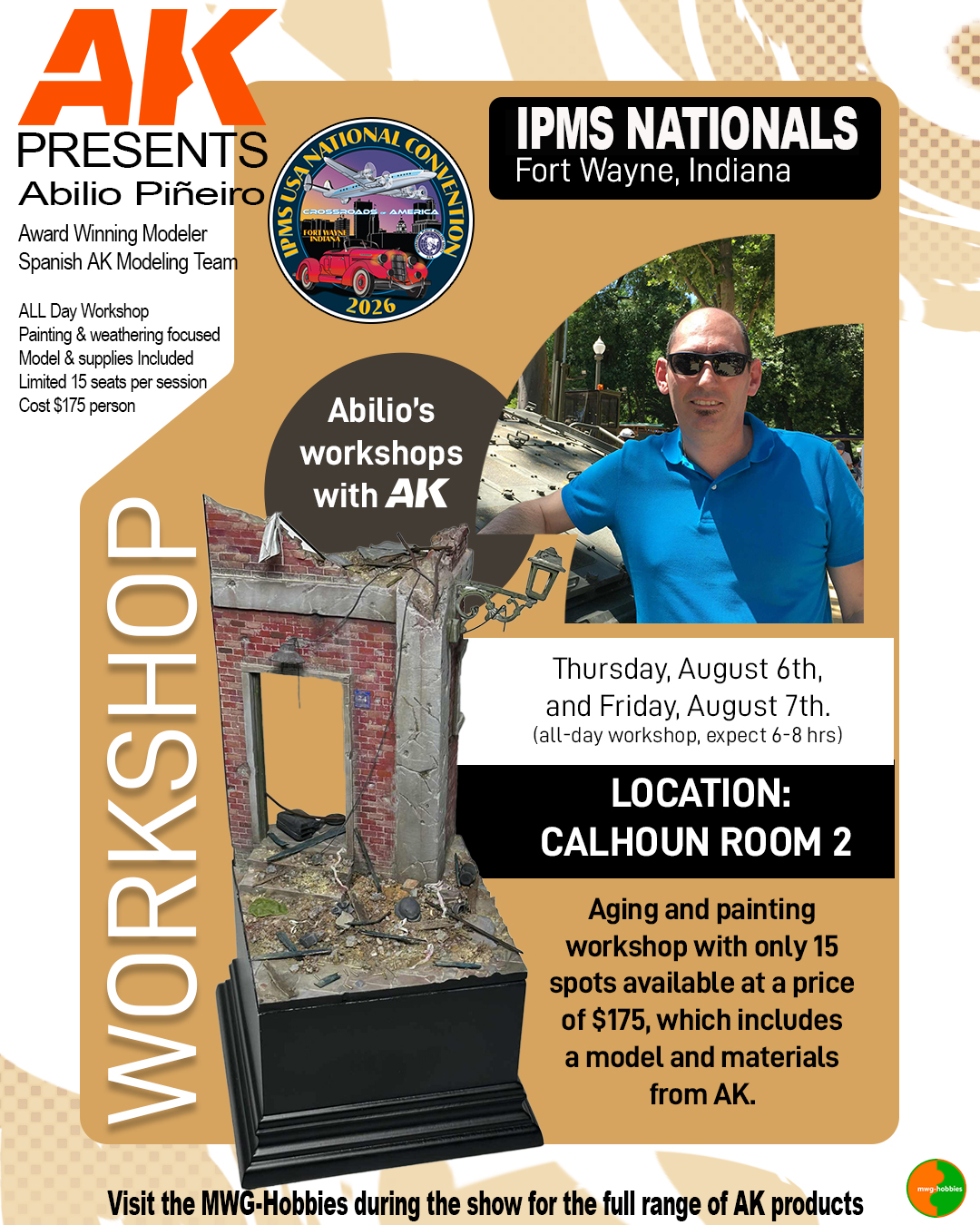 Workshop: Painting and Weathering with Abilio Pineiro by AK | 2026 IPMS ...